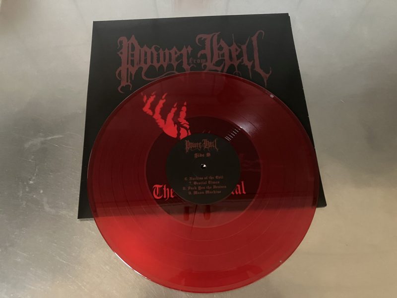 POWER FROM HELL “The True Metal” LP (Red Vinyl) : Iron Pegasus Records